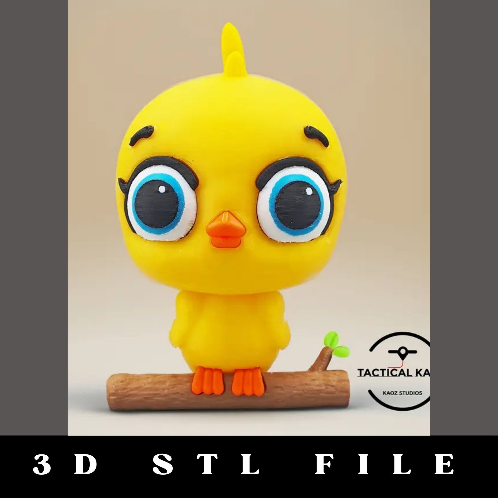 Chibi Bird STL File - print3dstl.com