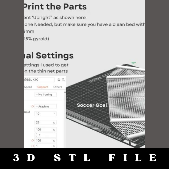Desktop Soccer STL File - print3dstl.com